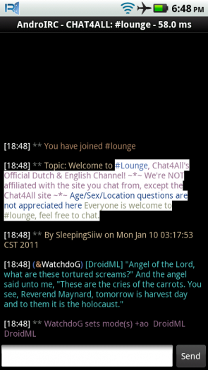 IRC-Client - Chat4AllFAQ