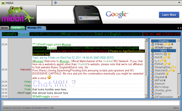 IRC-Client - Chat4AllFAQ